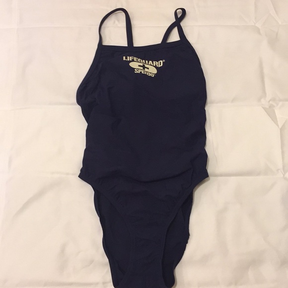Speedo | Swim | Speedo Navy Lifeguard Swimsuit | Poshmark